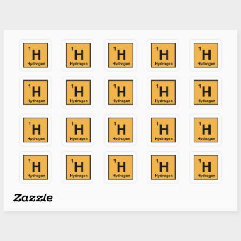 Hydrogen Sticker | Zazzle