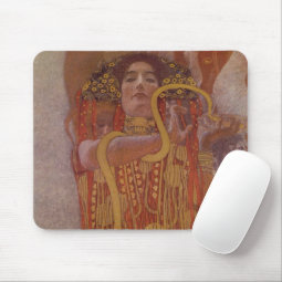 Hygeia ~ Gustav Klimt Mouse Pad | Zazzle
