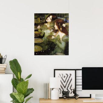 Hylas and The Nymphs Poster By John W. Waterhouse | Zazzle