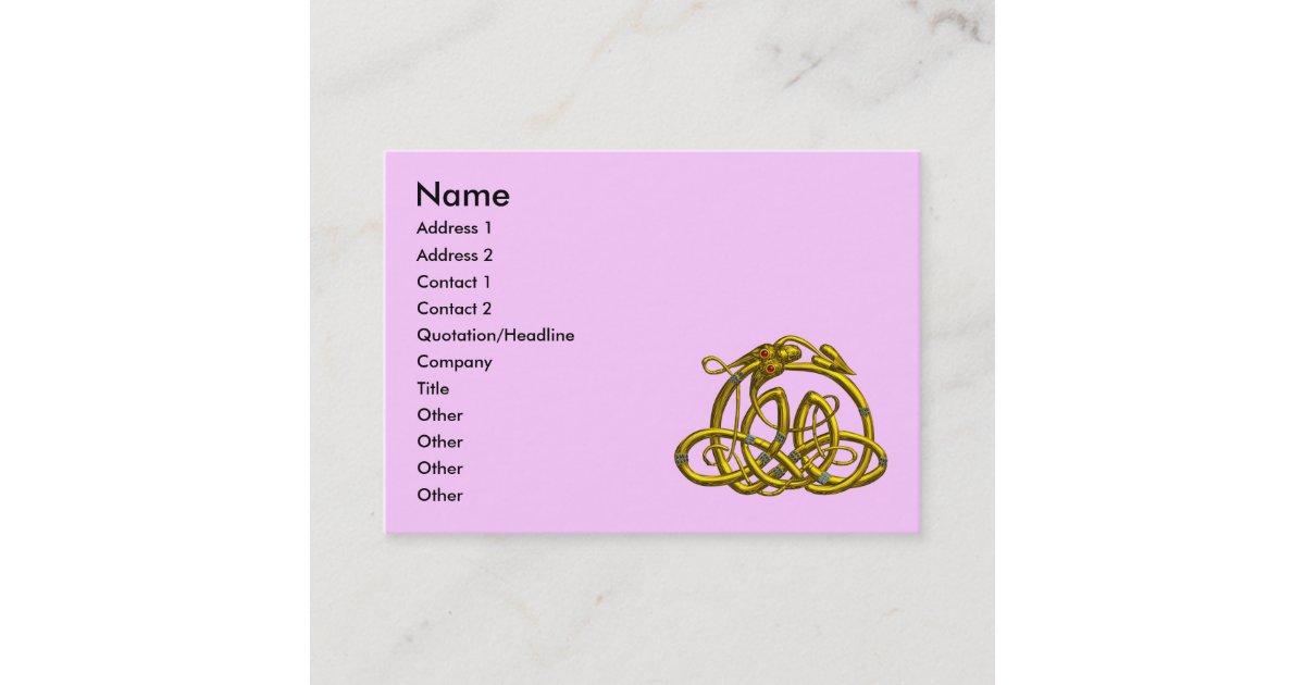 HYPER DRAGON BUSINESS CARD | Zazzle