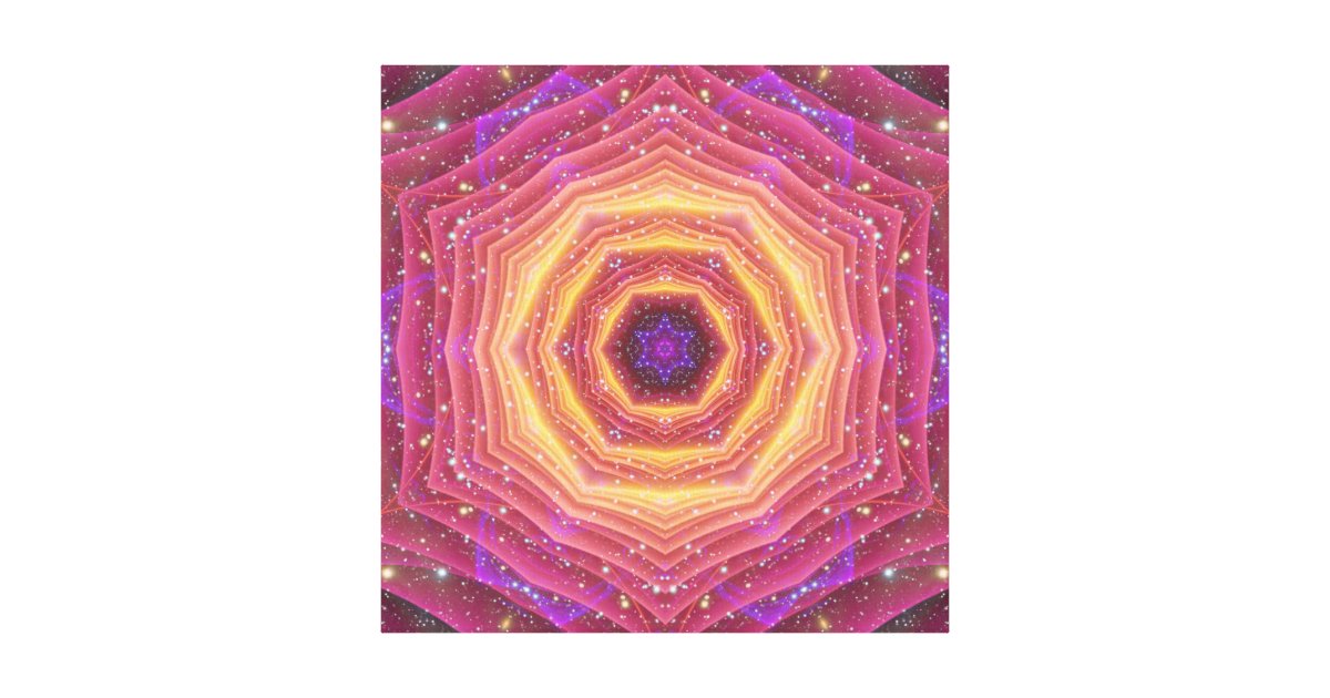Hyper Gate Mandala Canvas Print | Zazzle