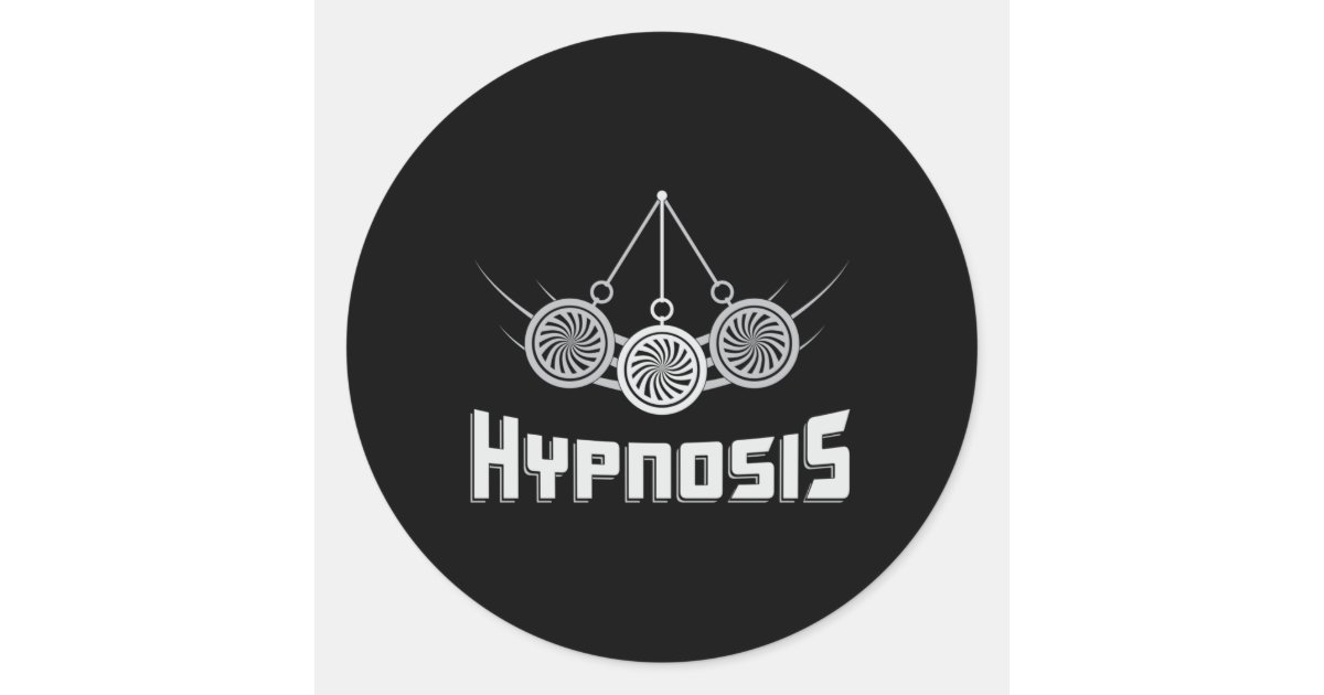 Hypnosis Hypnotic Best Hypnotist Hypnotizer Gift Classic Round Sticker ...