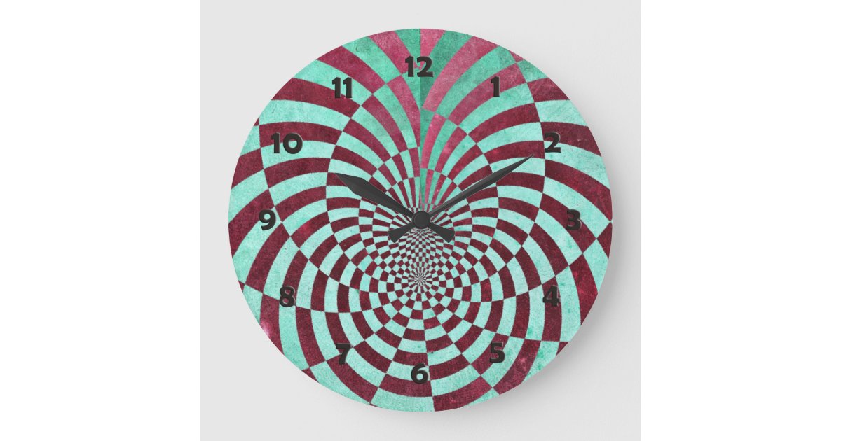 Hypnosis Large Clock | Zazzle