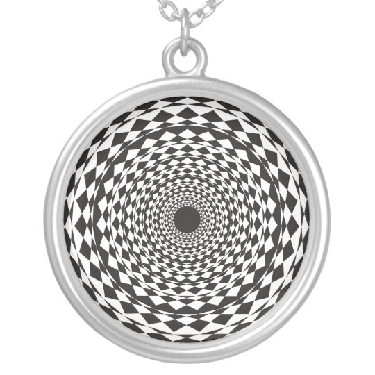 Hypnosis Silver Plated Necklace | Zazzle.com