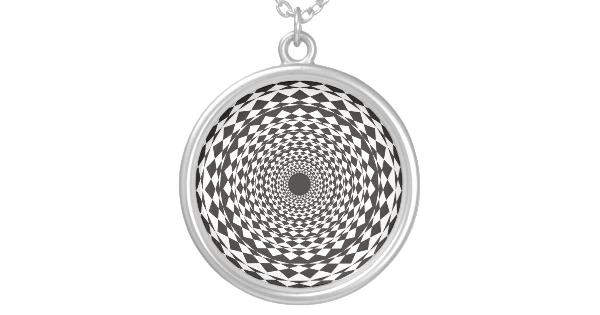 Hypnosis Silver Plated Necklace | Zazzle
