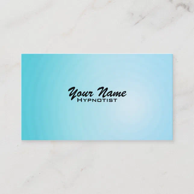 Hypnosis Therapy Business Cards | Zazzle