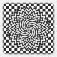 Hypnotic eye square sticker | Zazzle