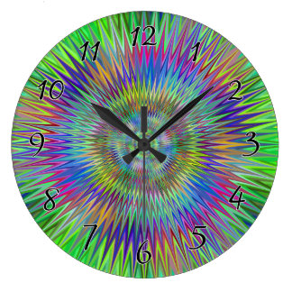 Hypnotic Wall Clocks | Zazzle