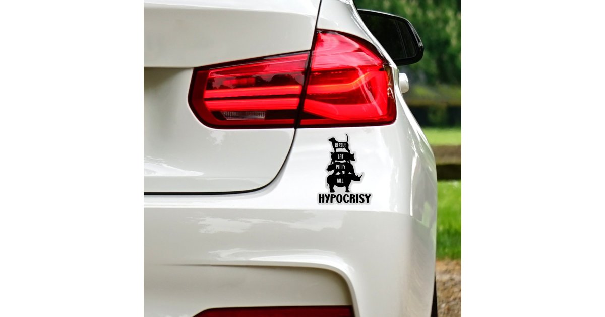 Hypocrisy, Activism Sticker | Zazzle