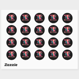 Hysterectomy Recovery Surgery Uterus Removal Classic Round Sticker | Zazzle