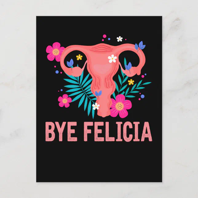 Hysterectomy Recovery Surgery Uterus Removal Postcard | Zazzle