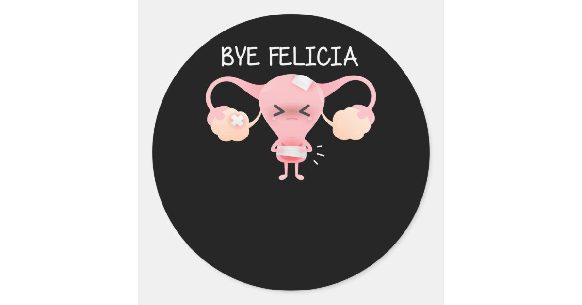 Hysterectomy Support Uterus Removal Classic Round Sticker | Zazzle