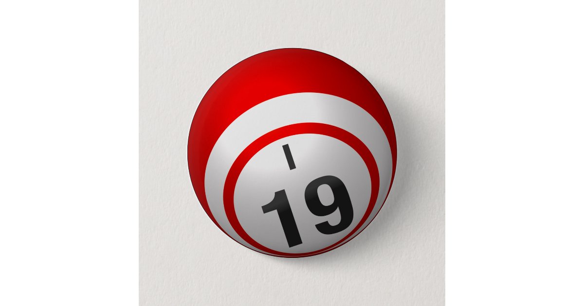 I 19 bingo button | Zazzle