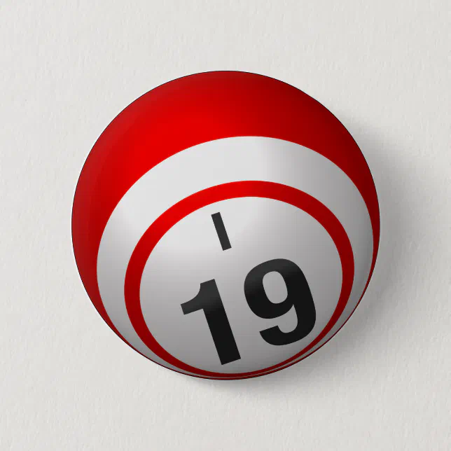 I 19 bingo button | Zazzle