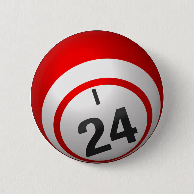 I 24 bingo button | Zazzle