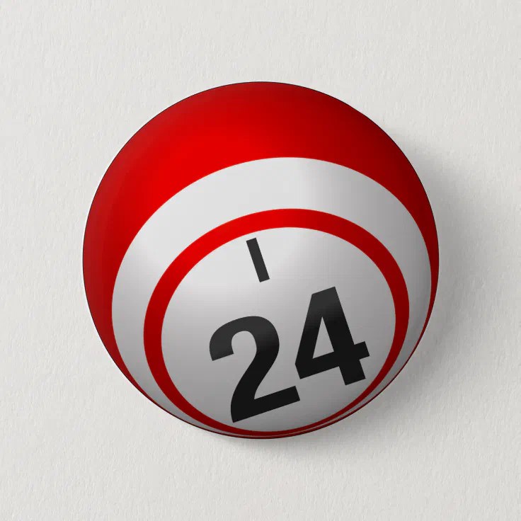 I 24 bingo button | Zazzle