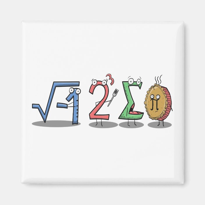 i 8 sum pi (I Ate Some Pie) Math Magnet | Zazzle.com