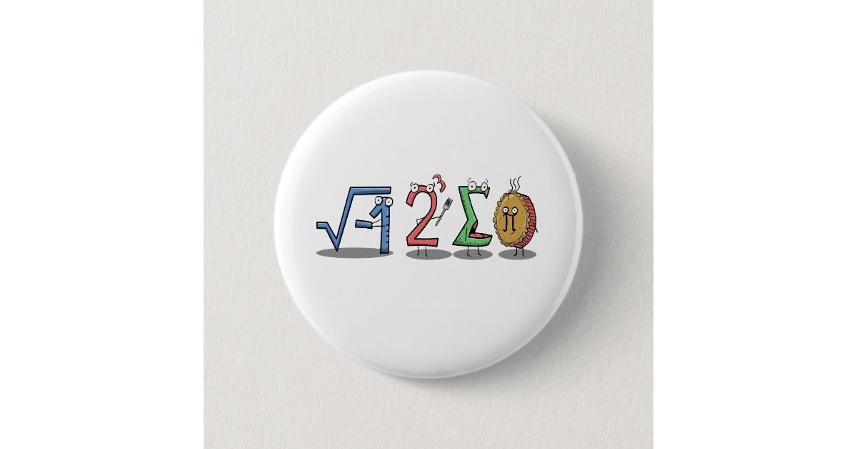 i 8 sum pi (I Ate Some Pie) Math Pin | Zazzle