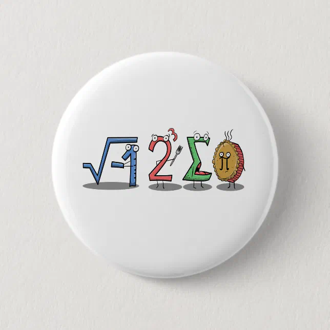 i 8 sum pi (I Ate Some Pie) Math Pin | Zazzle