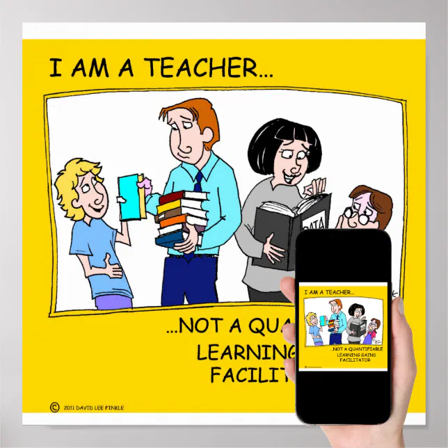 I am a teacher poster | Zazzle