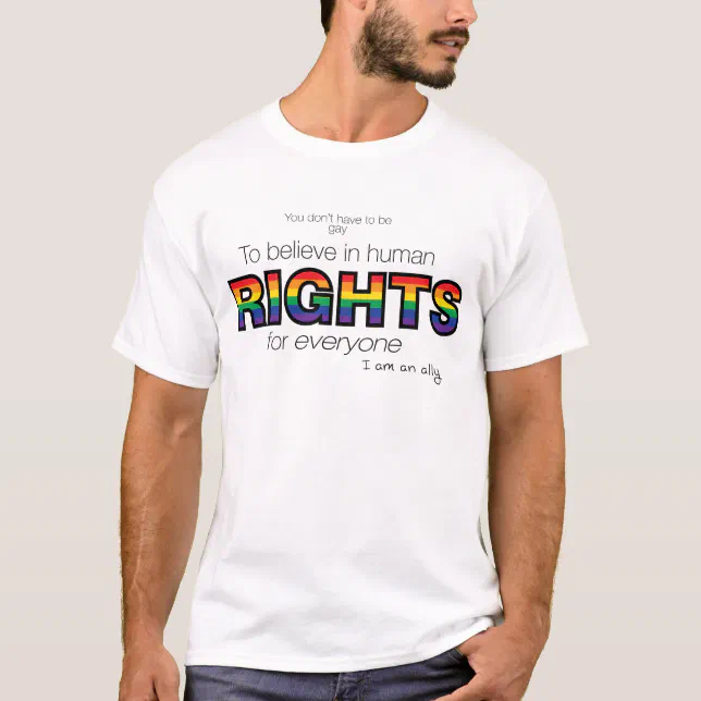 I am an ally T-Shirt | Zazzle