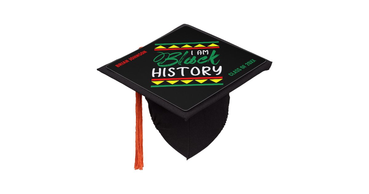 I Am Black History Graduation Cap Topper | Zazzle
