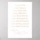 I AM CANVAS - Gold Poster | Zazzle