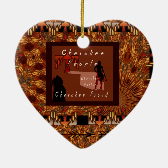 I am Cherokee Ceramic Ornament | Zazzle