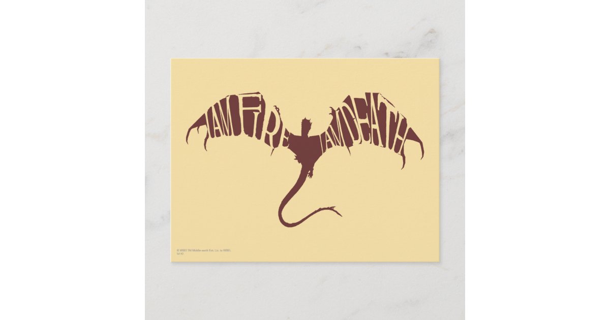 I Am Fire I Am Death - Graphic Postcard | Zazzle