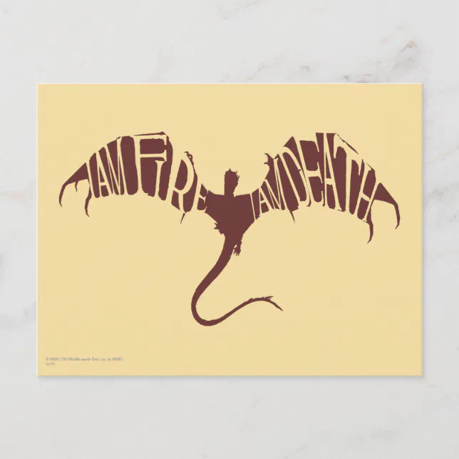 I Am Fire I Am Death - Graphic Postcard | Zazzle