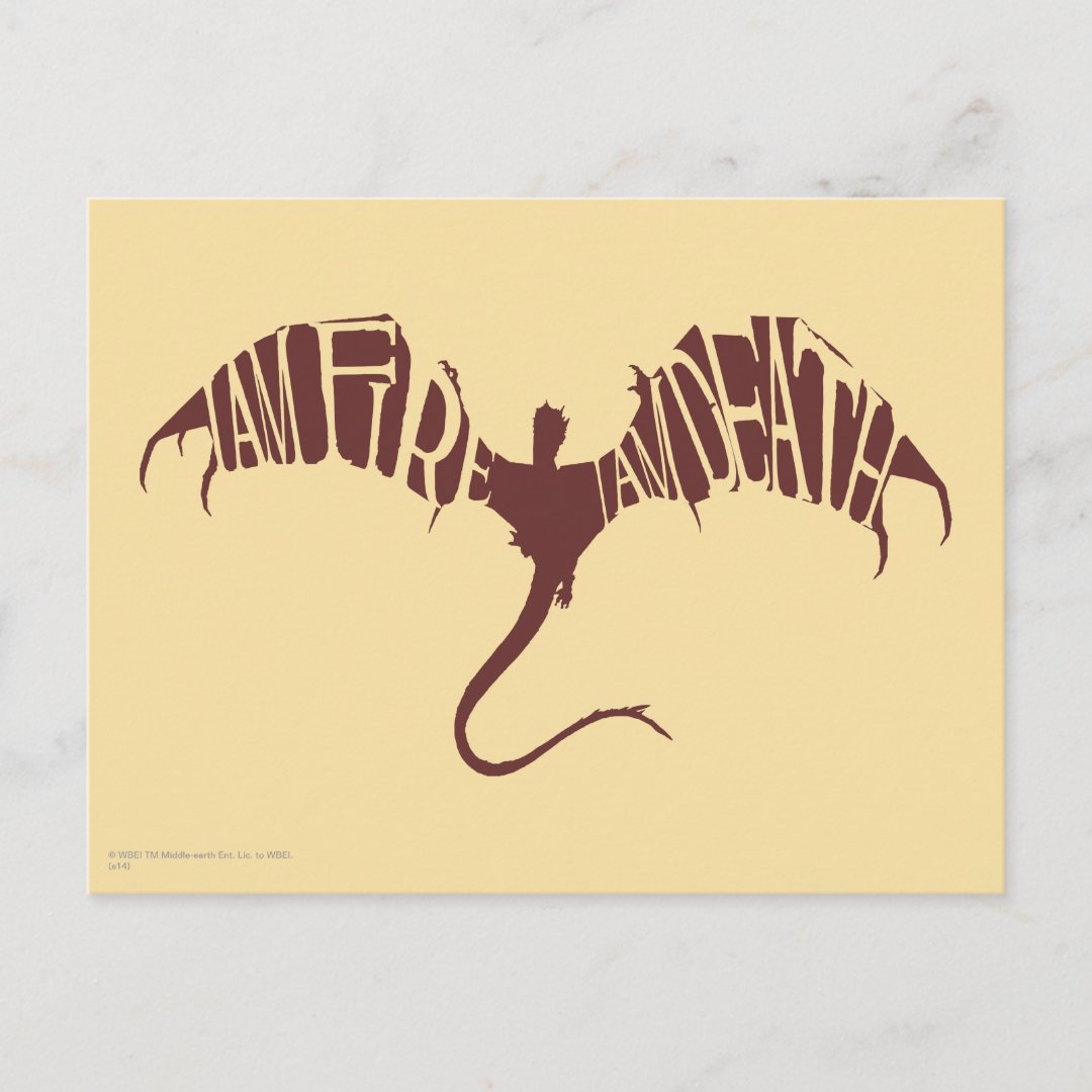 I Am Fire I Am Death - Graphic Postcard | Zazzle