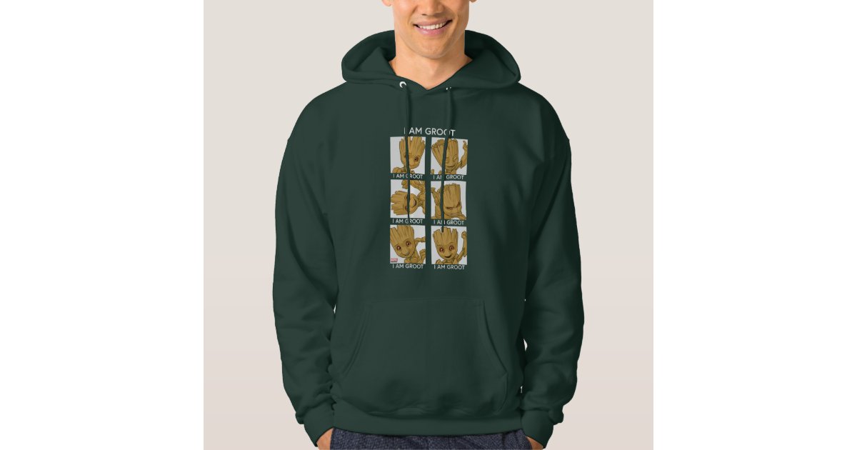 I Am Groot Mood Chart Hoodie | Zazzle