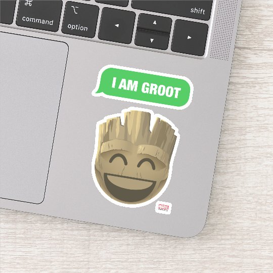 "I Am Groot" Text Emoji Sticker | Zazzle.com