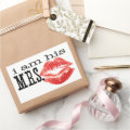 I am His Mrs. Rectangular Sticker | Zazzle