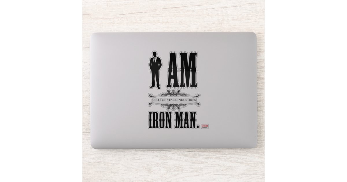 I Am Iron Man Sticker | Zazzle
