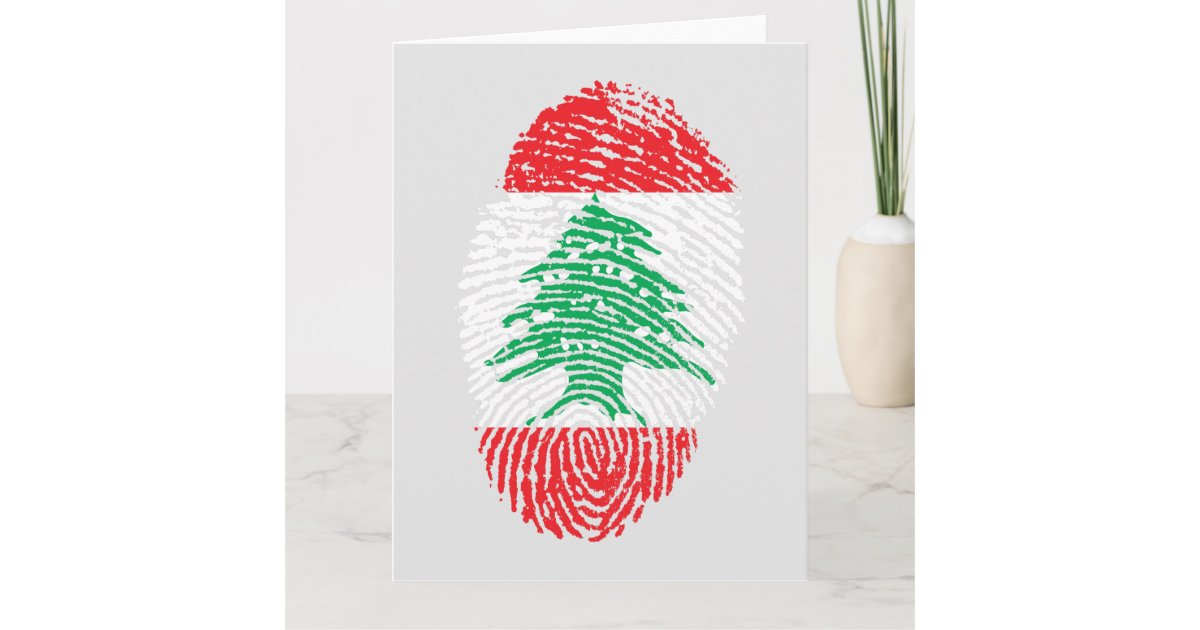 I Am Lebanese Thank You Card | Zazzle