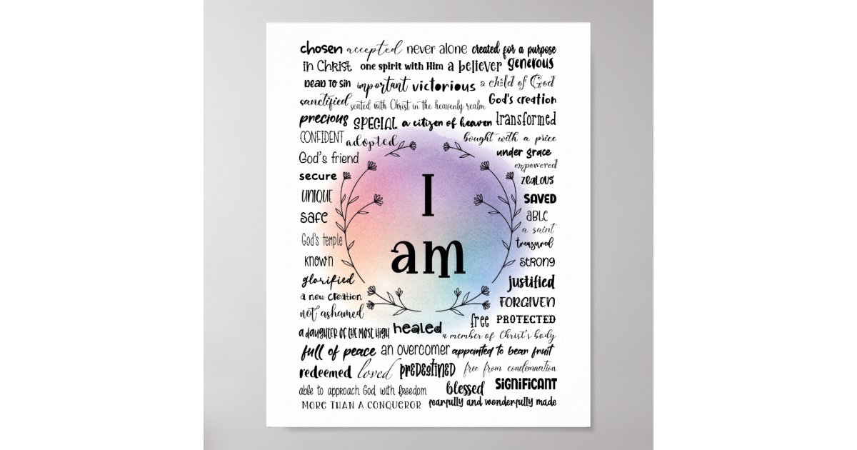 I Am My Identity Poster | Zazzle