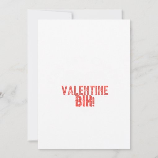 I Am My Own Valentine BIH Invitation | Zazzle