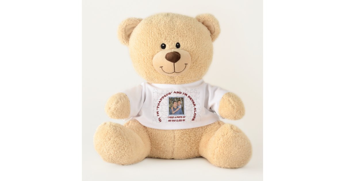 I Am Never Alone Transitional Object Therapy Teddy Bear | Zazzle