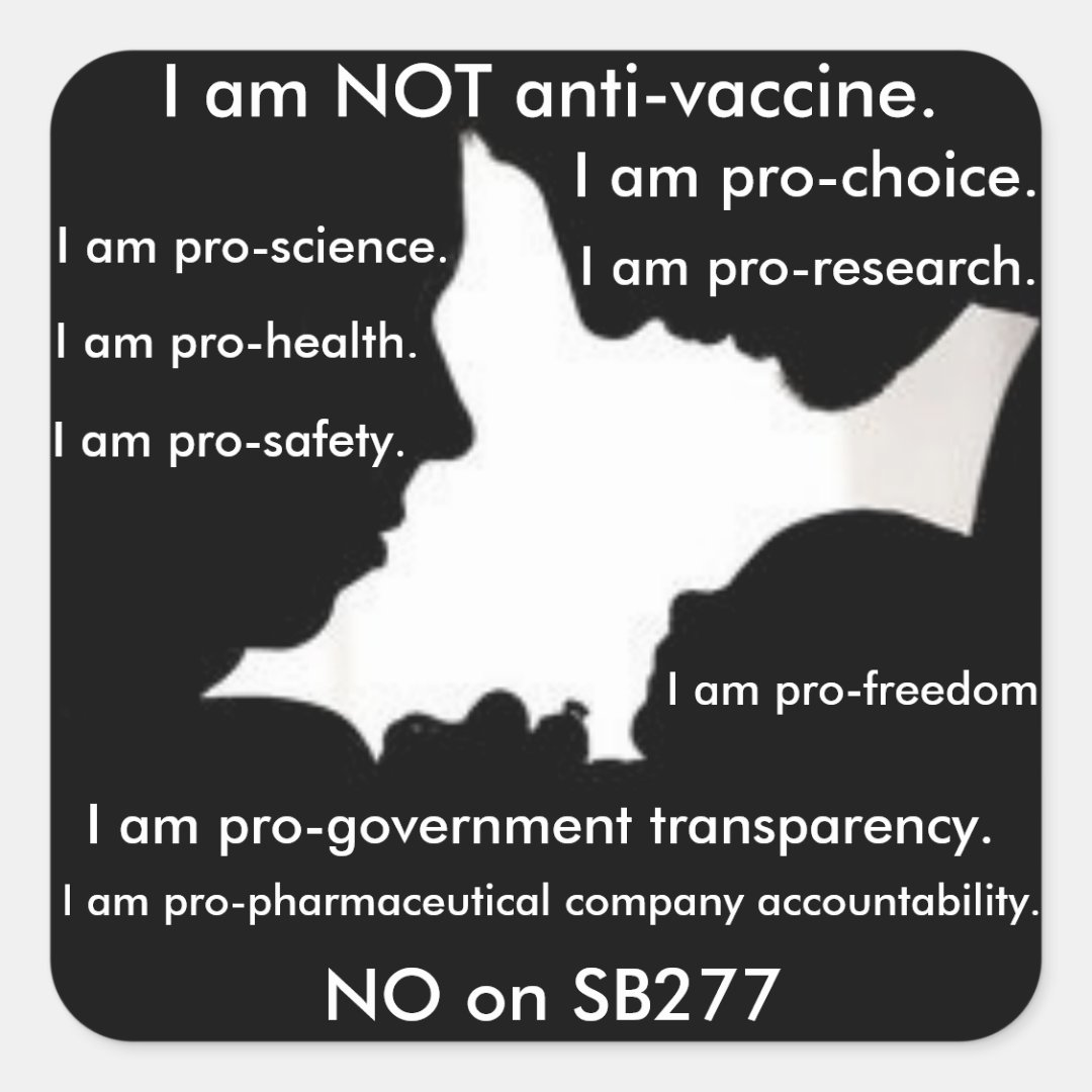 I am NOT anti-vaccine - I am PRO-Choice sticker | Zazzle