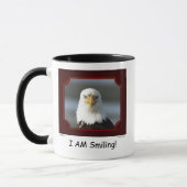 "I AM Smiling!" Bald Eagle Mug | Zazzle