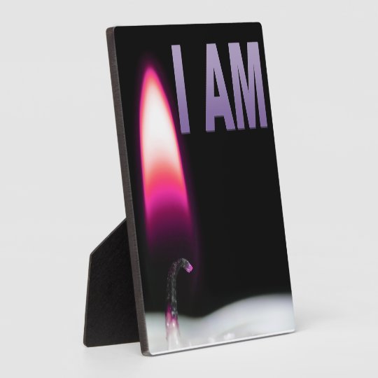 I AM Table Sign 6x6 Plaque | Zazzle.com