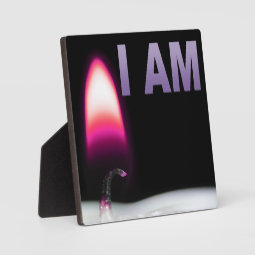 I AM Table Sign 6x6 Plaque | Zazzle