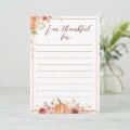 I Am Thankful For Thanksgiving Note Cards | Zazzle