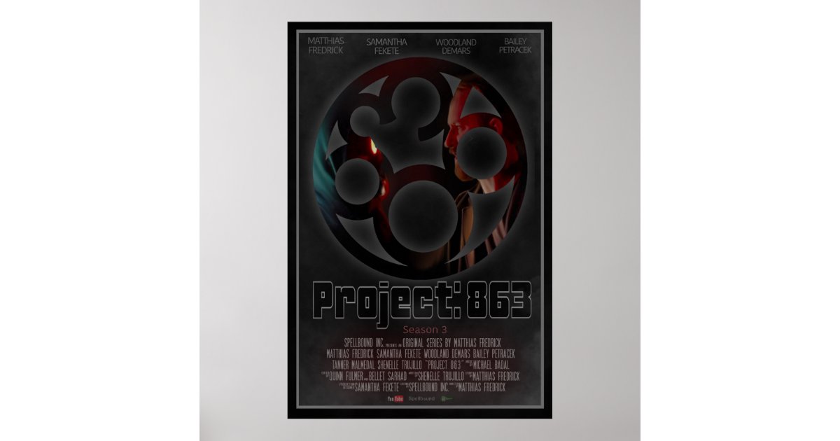 I am the Absolute // Project 863 Original Poster | Zazzle