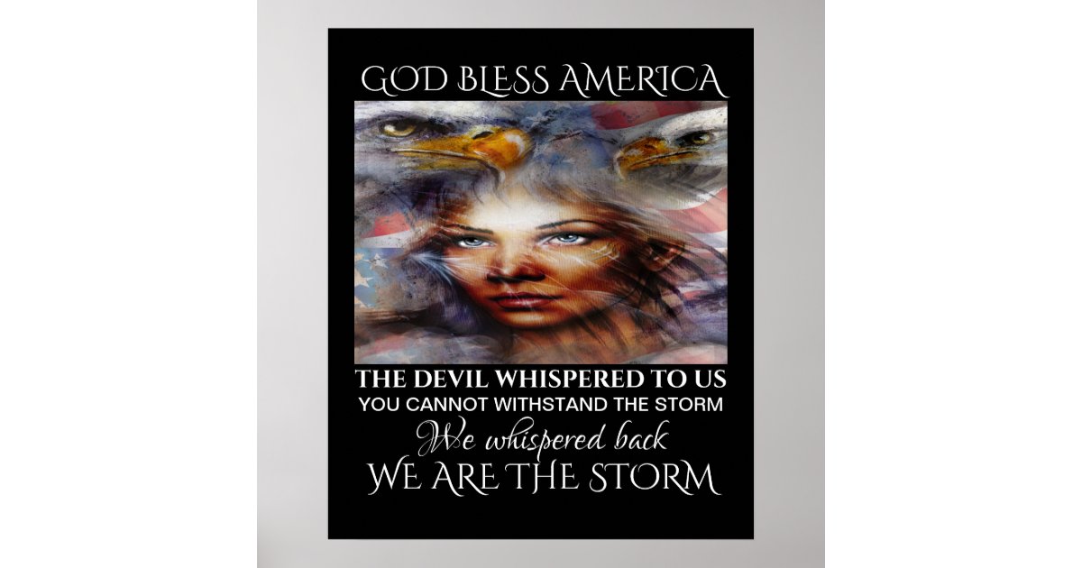 I Am The Storm Poster | Zazzle