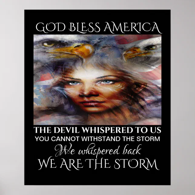 I Am The Storm Poster | Zazzle