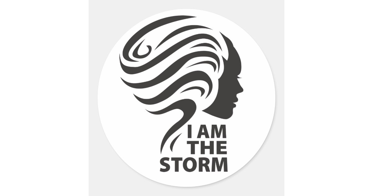 I am the Storm stickers | Zazzle
