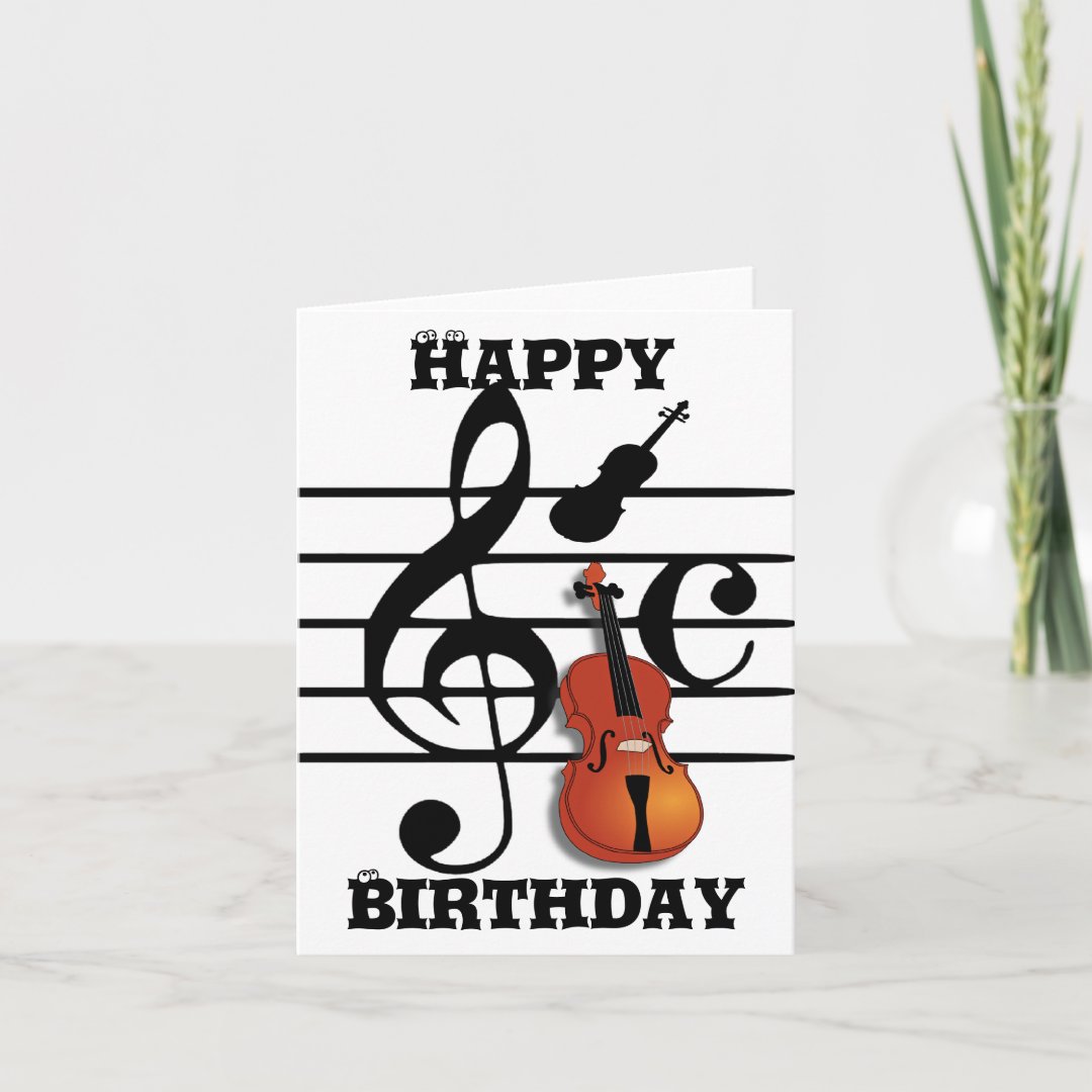 I Am Violin_ Card | Zazzle