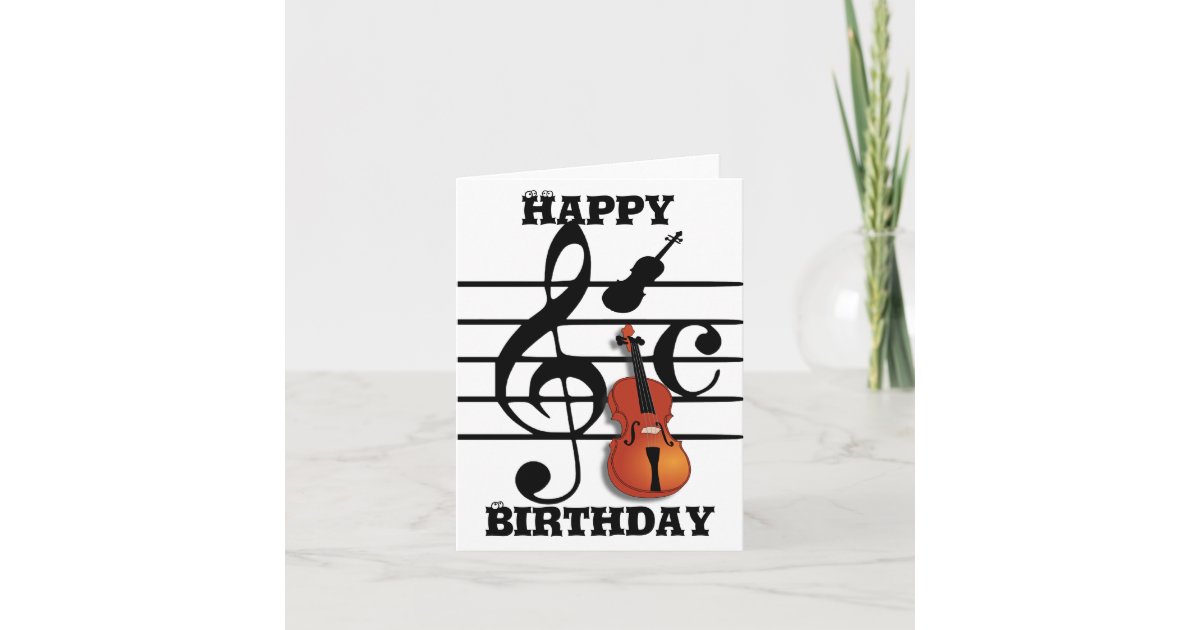 I Am Violin_ Card | Zazzle